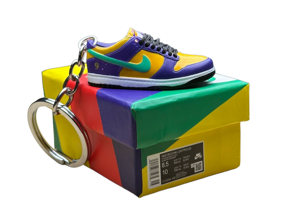 SB Low Dunks Trainer Keychain With Mini Shoe Box – Lounge Kicks