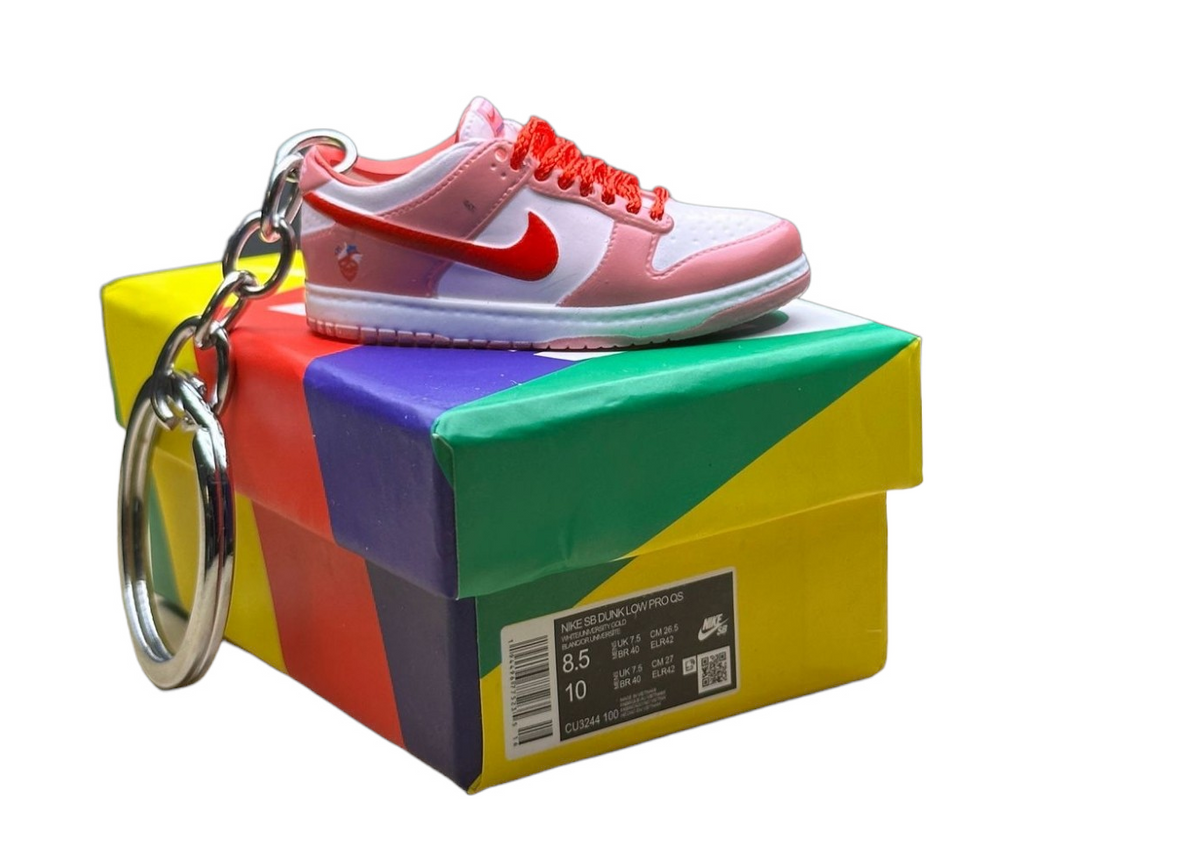SB Low Dunks Trainer Keychain With Mini Shoe Box – Lounge Kicks