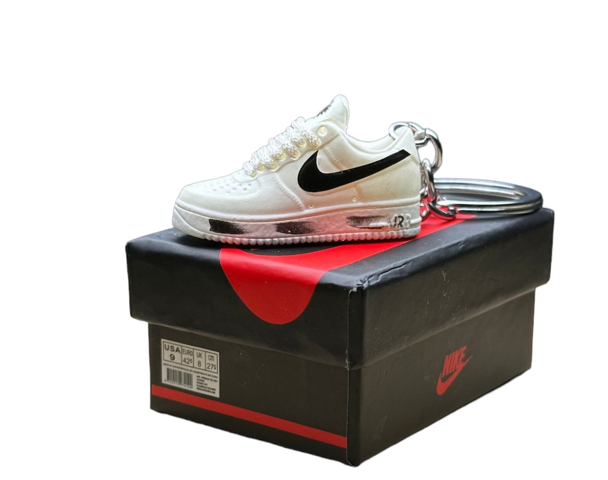 AF 1 Low Trainer Keychain With Mini Shoe Box – Lounge Kicks