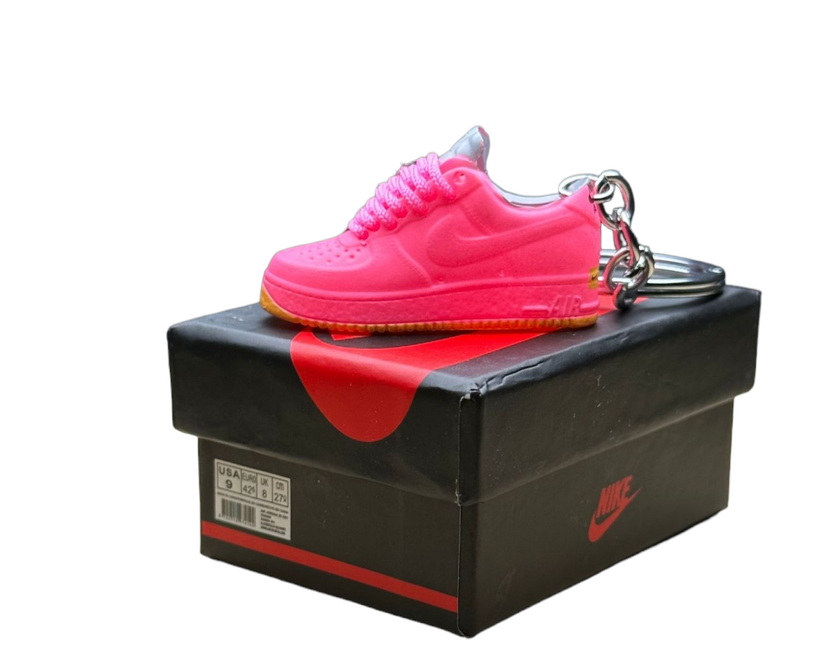 AF 1 Low Trainer Keychain With Mini Shoe Box – Lounge Kicks
