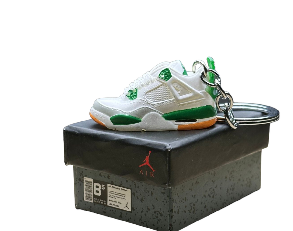 AJ 4 Trainer Keychain With Mini Shoe Box – Lounge Kicks