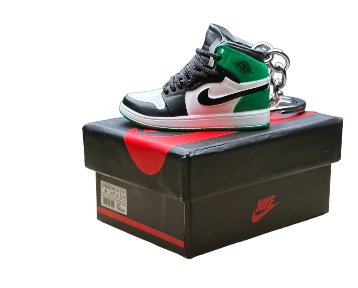 AJ 1 High Top Trainer Keychain With Mini Shoe Box – Lounge Kicks