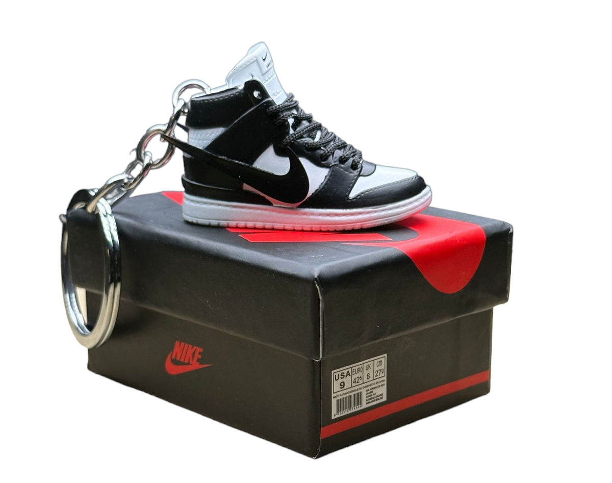 AJ 1 High Top Trainer Keychain With Mini Shoe Box – Lounge Kicks