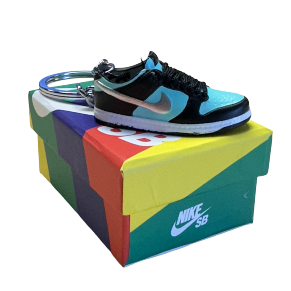 SB Low Dunks Trainer Keychain With Mini Shoe Box – Lounge Kicks